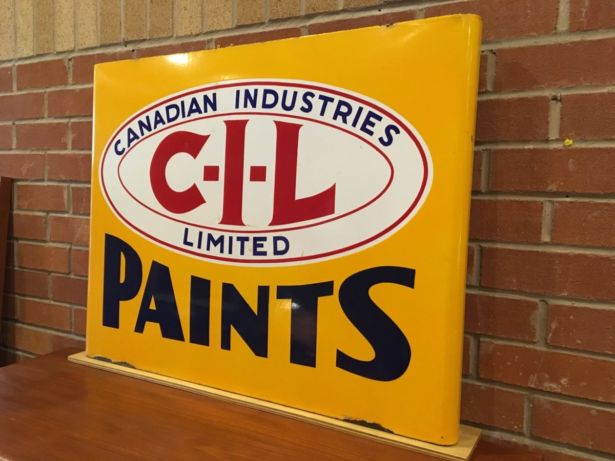 CIL Paints Sign - What The Vintage